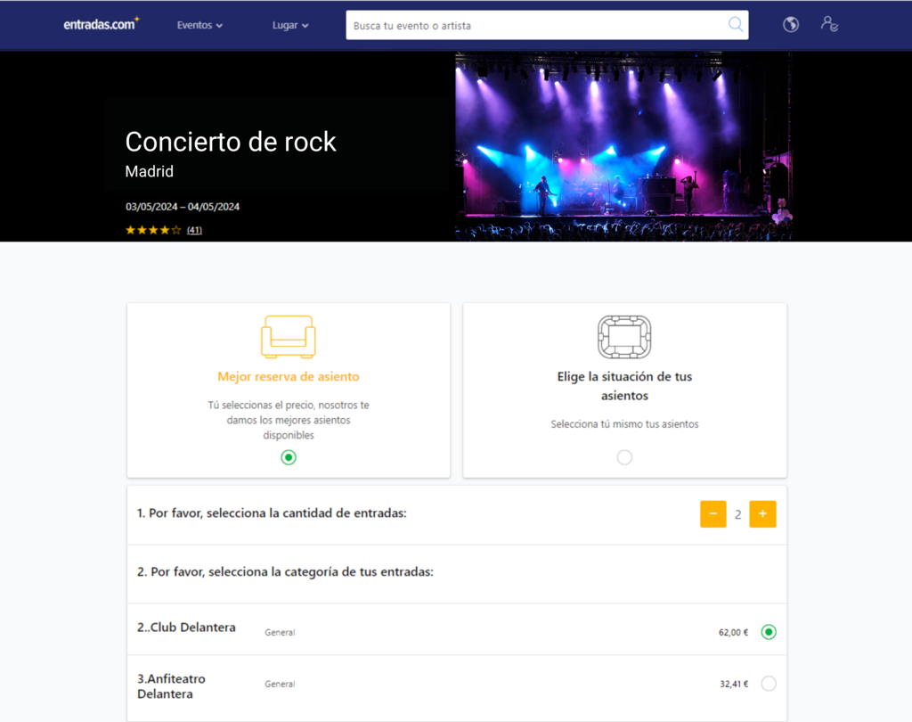 Mejora tu venta de entradas y crea un mapa de asientos